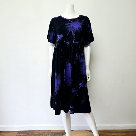 Disturbia | Dresses | Disturbia Size 6 Dress Purple Haze Midi Skater ...